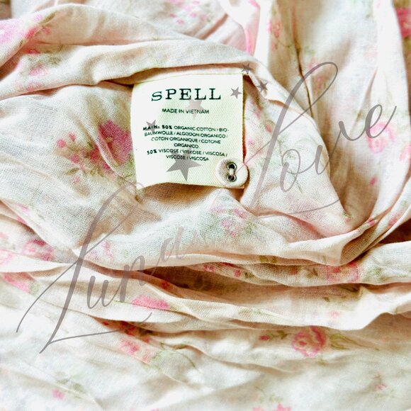 Spell | Dresses | Spell Fleur Gown In Pink Champagne Nwt | Poshmark